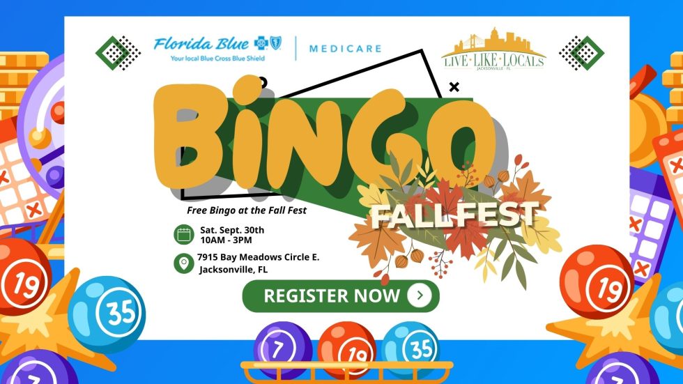 Florida Blue Bingo at Baymeadows Fall Fest - Live Like Locals Jacksonville